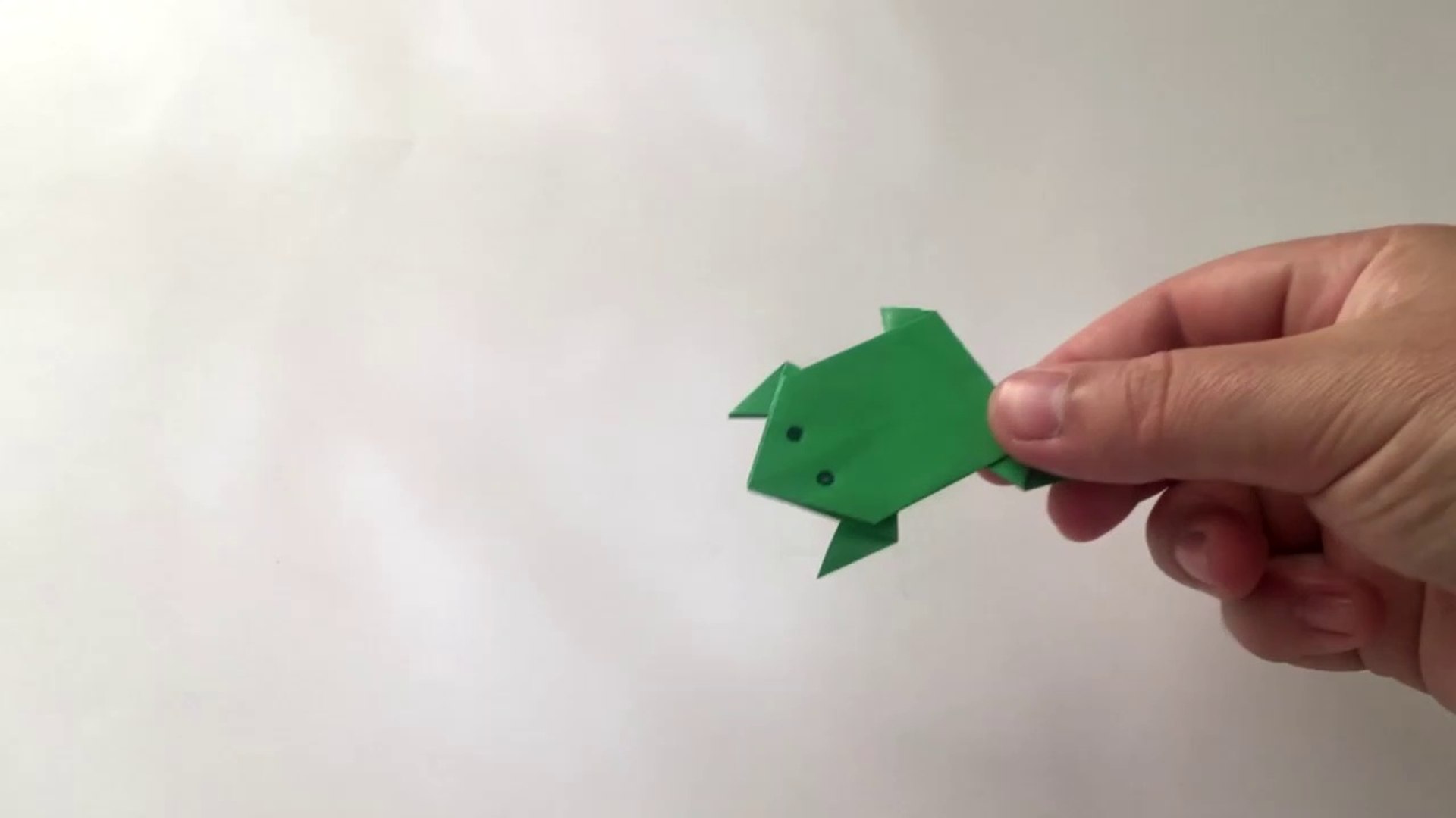 How To Make A Paper Frog