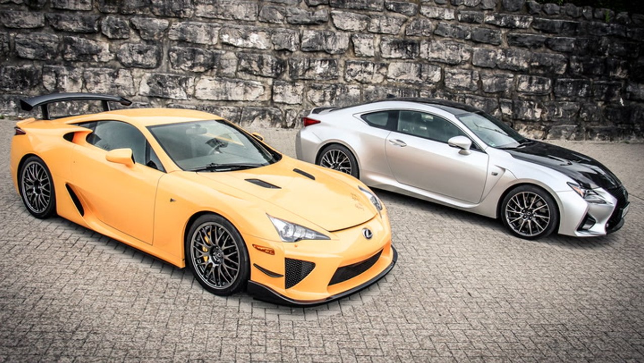 Lexus LFA vs. Lexus RC-F - video Dailymotion