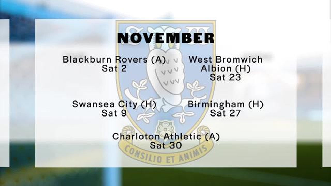 Sheffield Wednesday Fixtures 2019-20 - video Dailymotion