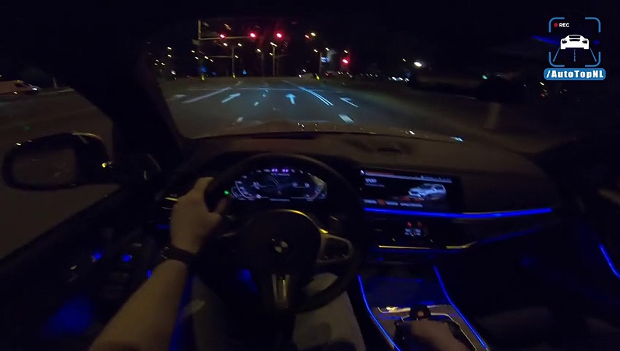 BMW X7 AMBIENT LIGHTING Interior NIGHT DRIVE POV by AutoTopNL ...