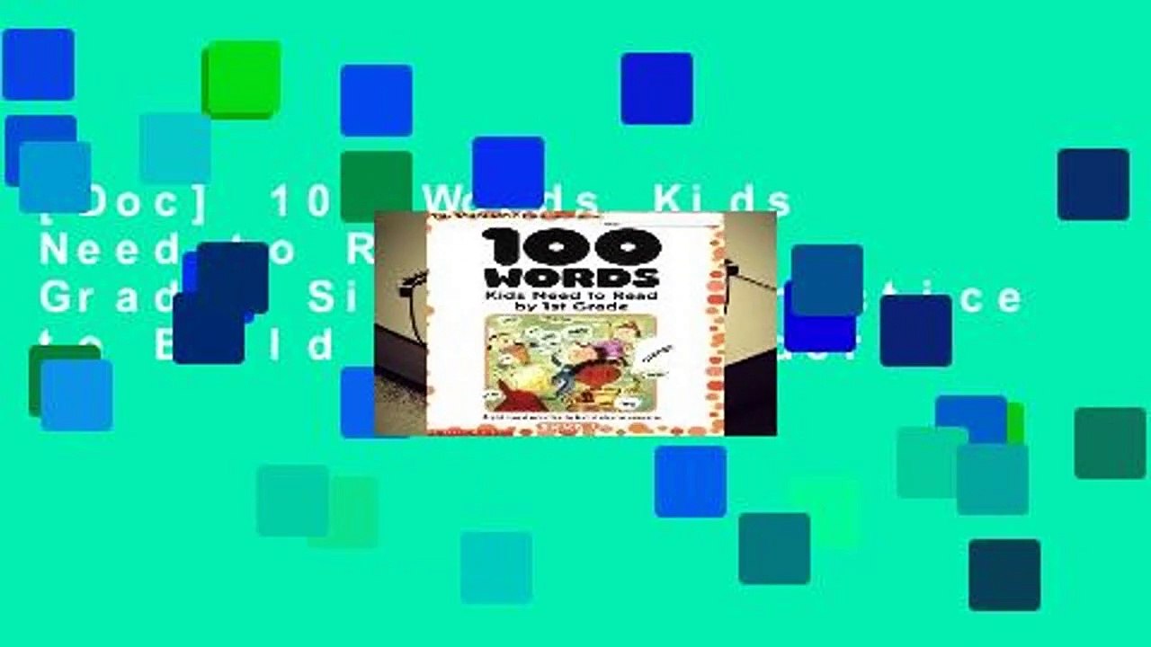 [Doc] 100 Words Kids Need to Read by 1st Grade: Sight Word Practice to ...