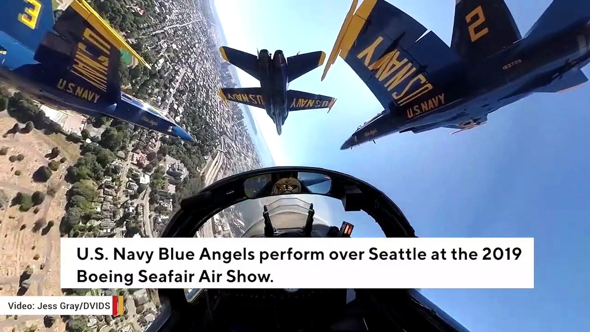 Blue Angels Cockpit View