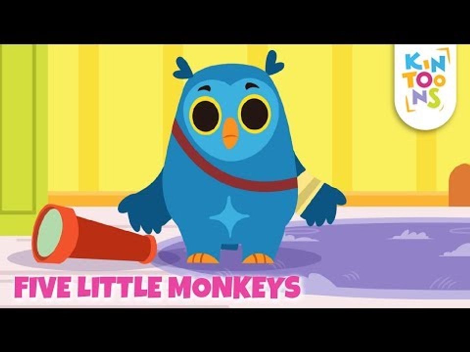 Learn Numbers And Counting With Paolo - Five Little Owls Jumping On The ...