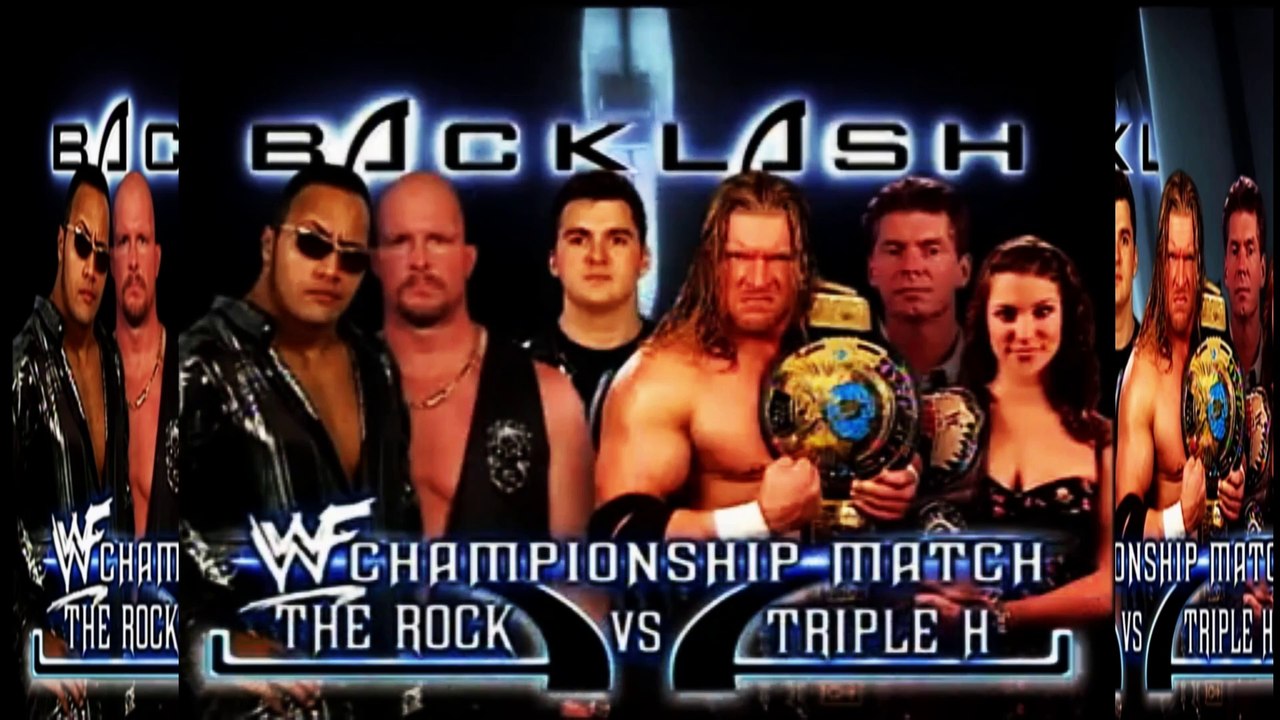 The rock vs Triple H WWF Backlash 2000 Highlights - video Dailymotion