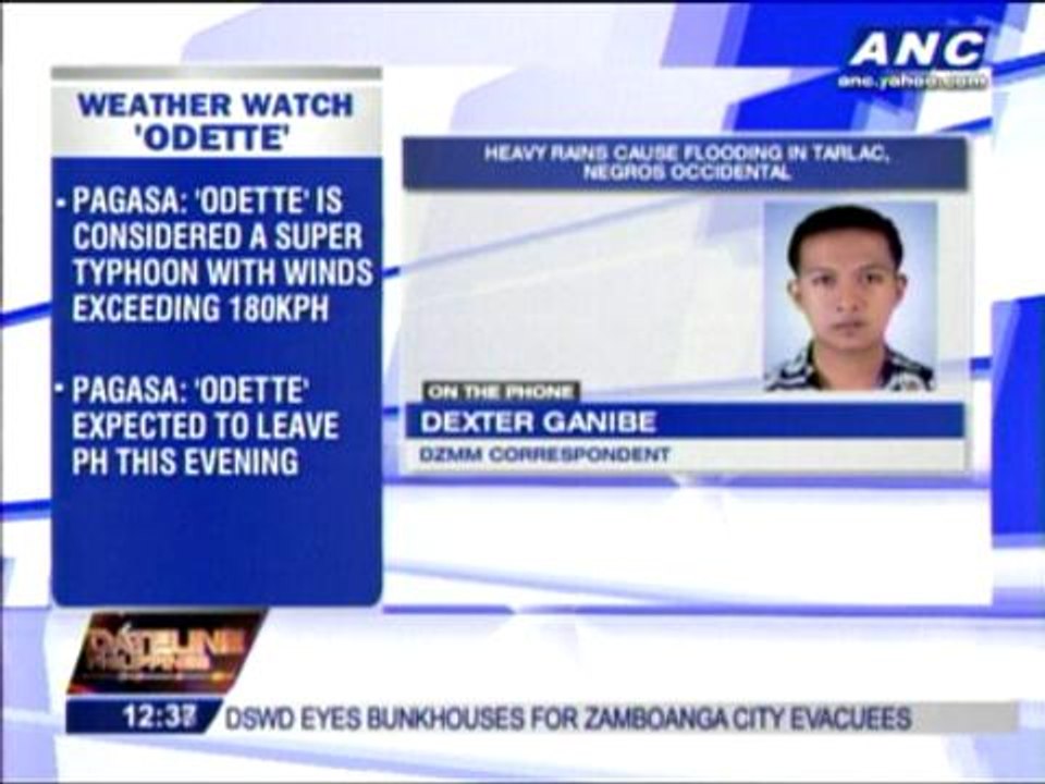 Floods hit Tarlac, Negros Occidental - video Dailymotion