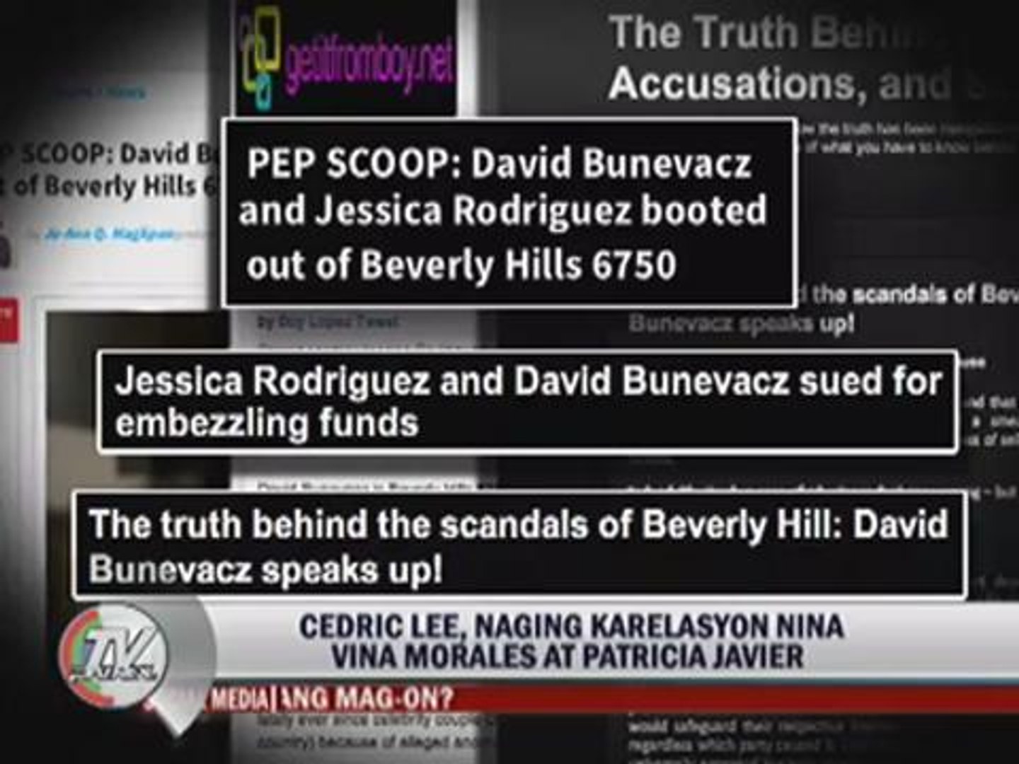 Patricia Javier And Cedric Lee