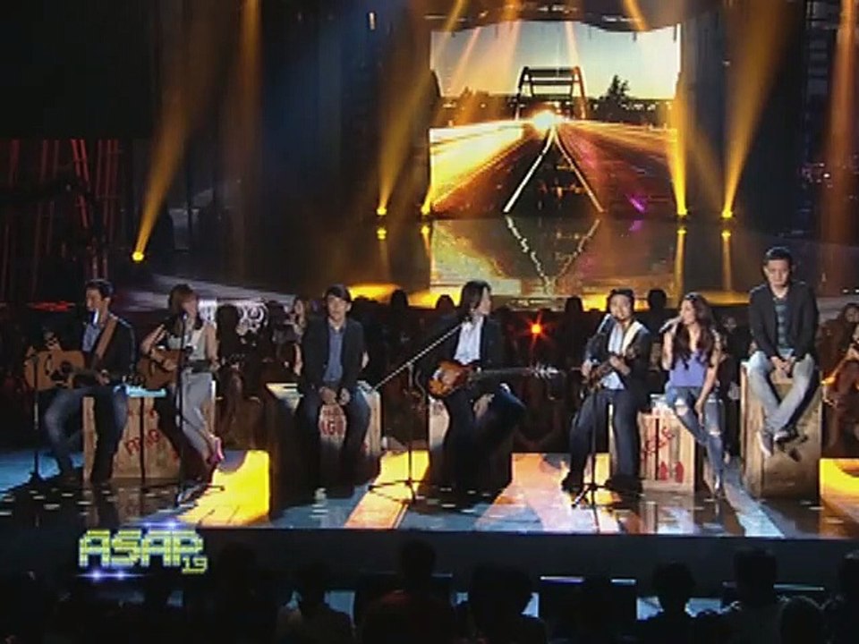 Acoustic jamming on ASAP stage with Side A's frontman Joey Generoso ...