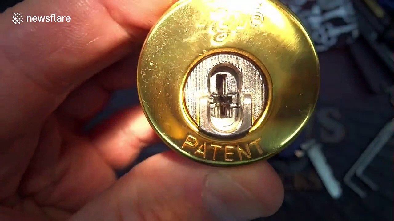 'World’s weirdest lock' discovered by collector in US - video Dailymotion