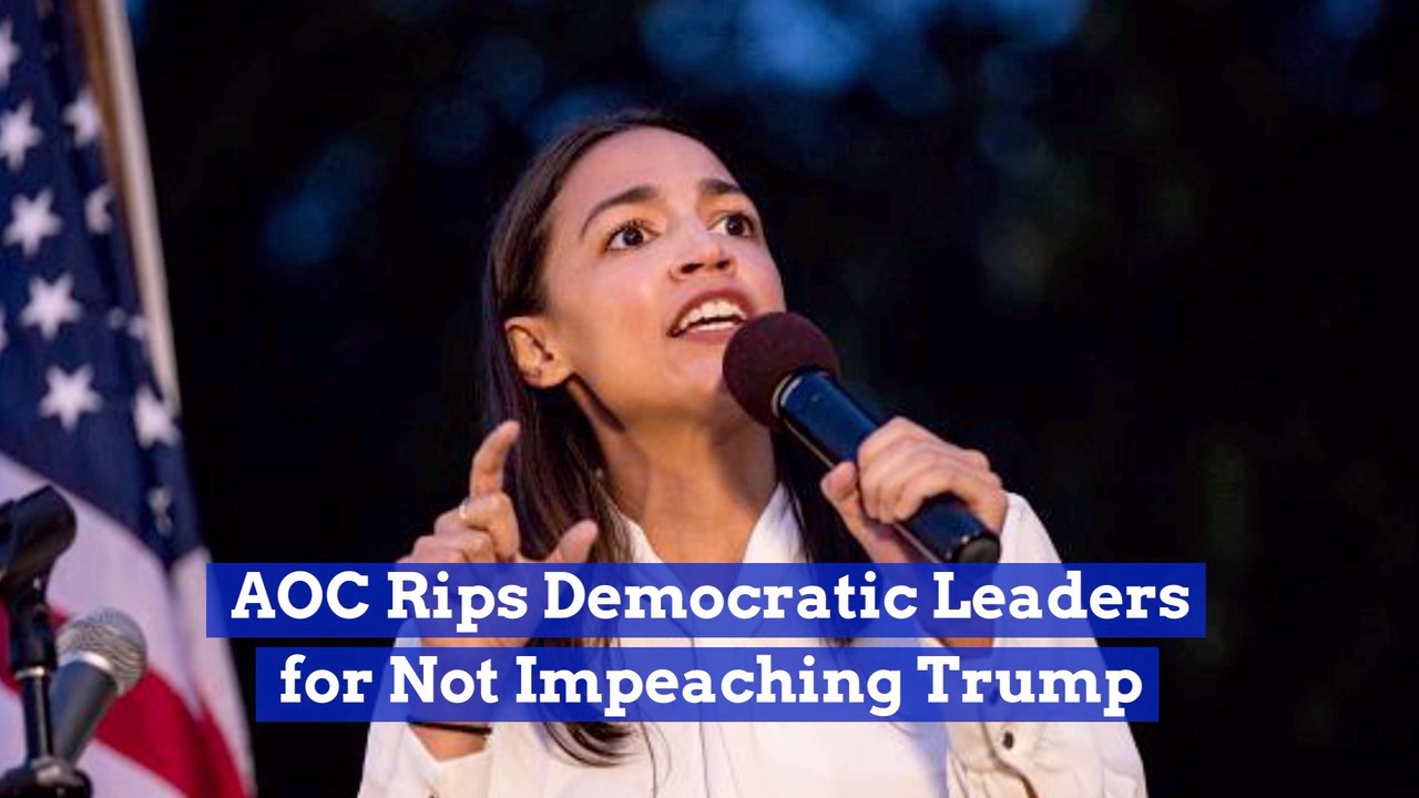 AOC Angry About Trump Staying In Office - video Dailymotion