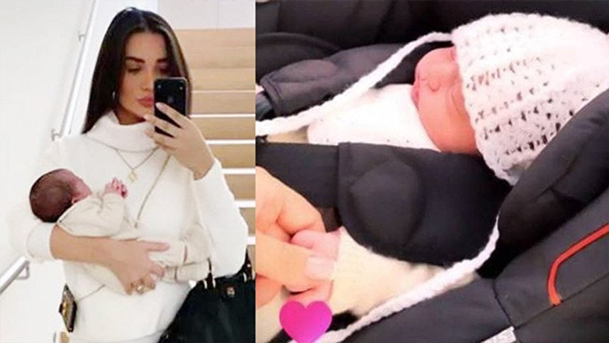 Amy Jackson's Newborn Son Andreas Enjoys His First Day Out | Amy ...