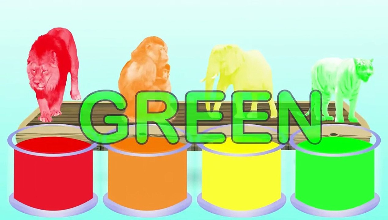 Kids Learns Colors and Names With Animal - Best Color Learning for ...