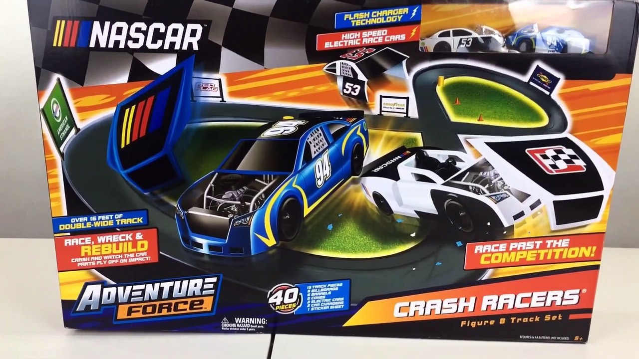 Epic Crashes and Racing with NASCAR Adventure Force Crash Racers ...
