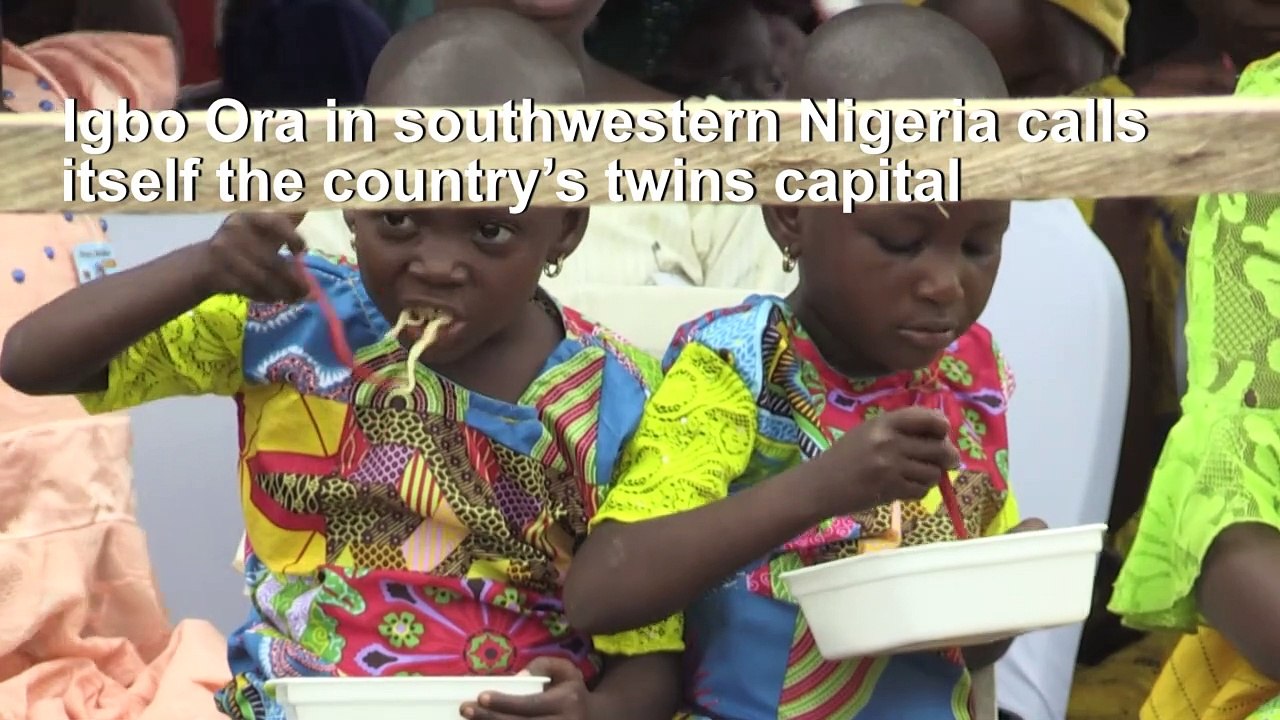 Twinning celebrated in Igbo Ora, Nigeria's 'twins capital' - video ...