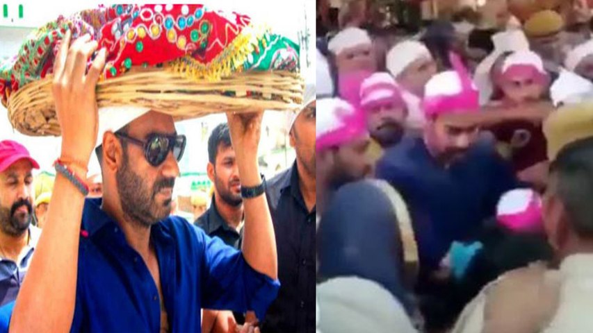 Ajay Devgn's Angry Video As He & Son Yug Get Mobbed At Ajmer Sharif ...