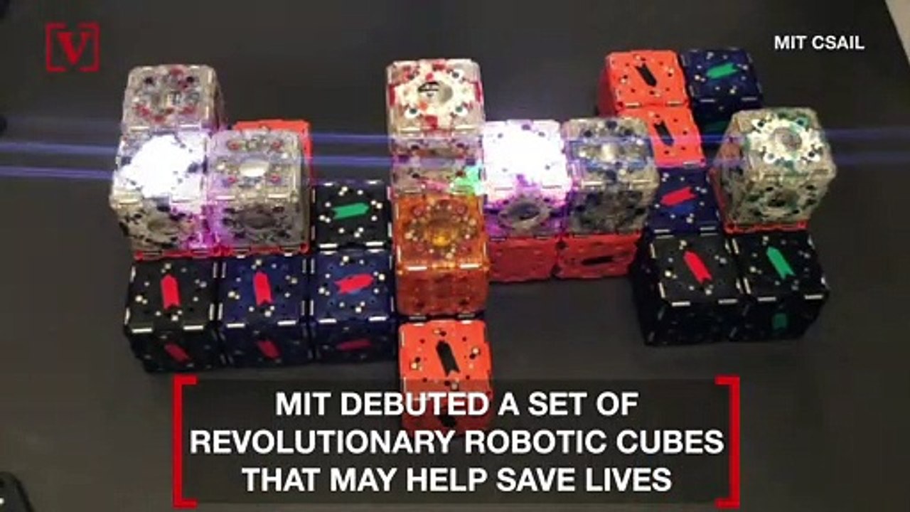 Mit S Self Assembling Robotic Cubes May Help Save Lives Video Dailymotion