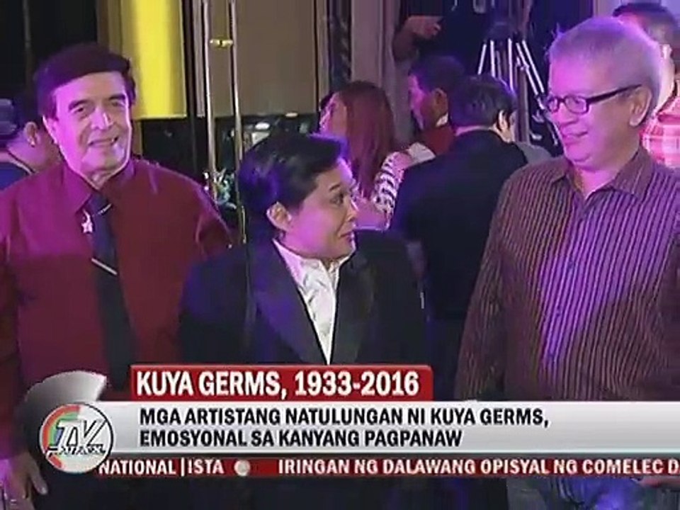 Mga Taga-Showbiz, emosyonal sa tribute para kay Kuya Germs - video ...