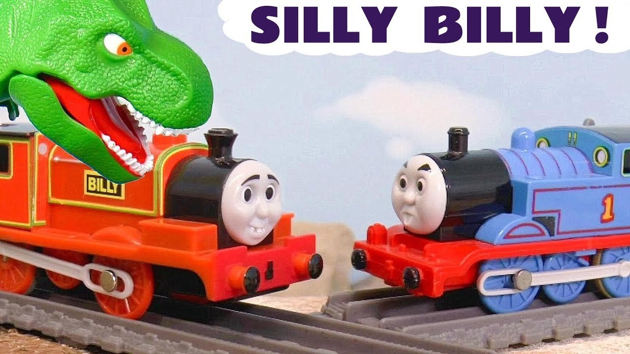 Thomas & Friends Silly Billy Pranks with Funny Funlings and Dinosaur ...