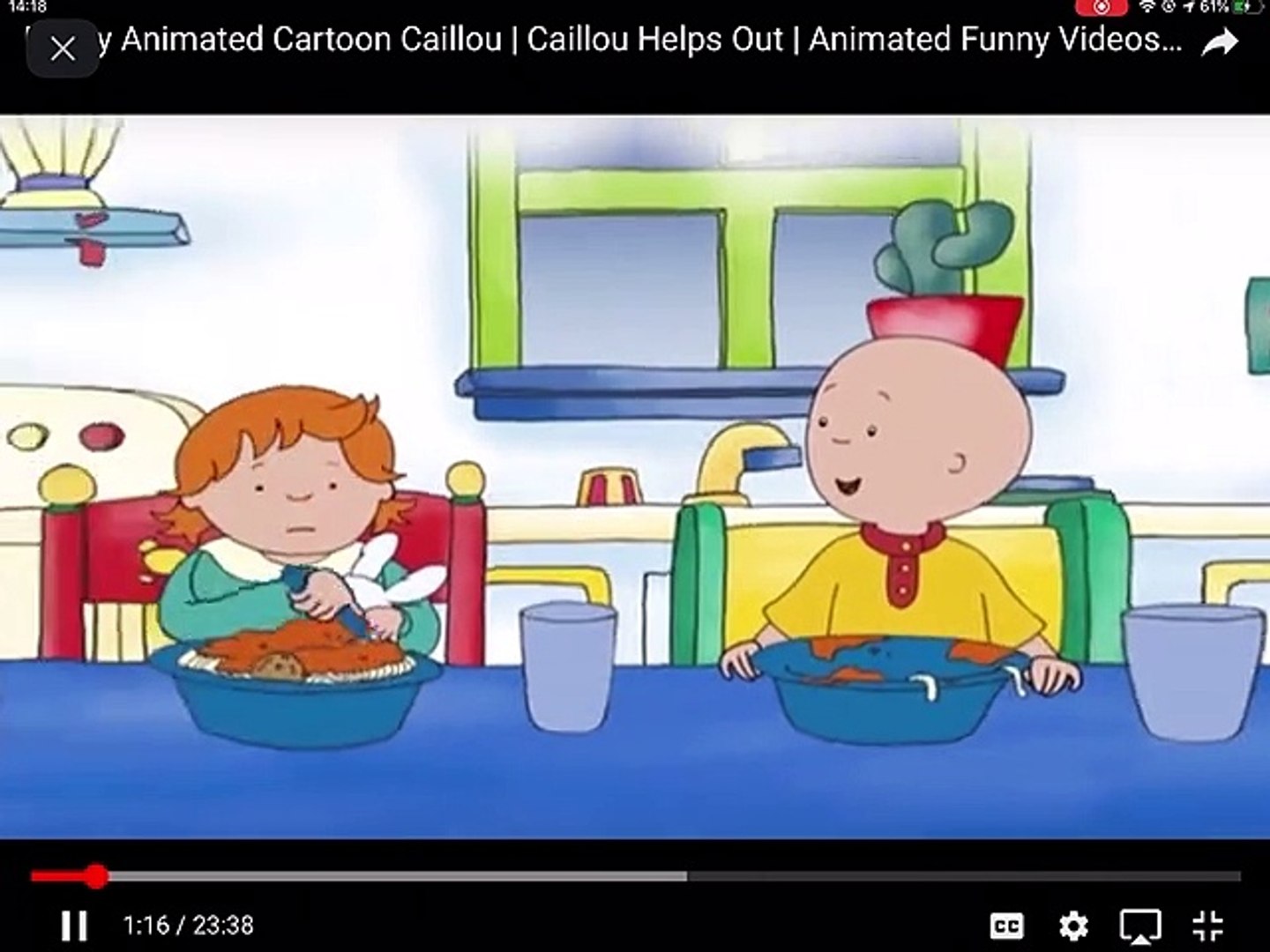 Caillou Helps Out