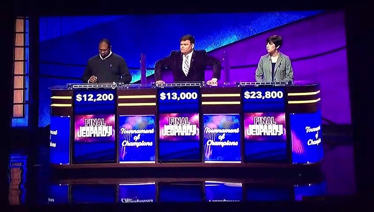 #Jeopardy Tournament of Champions Quarterfinals #4 Results (20th ...