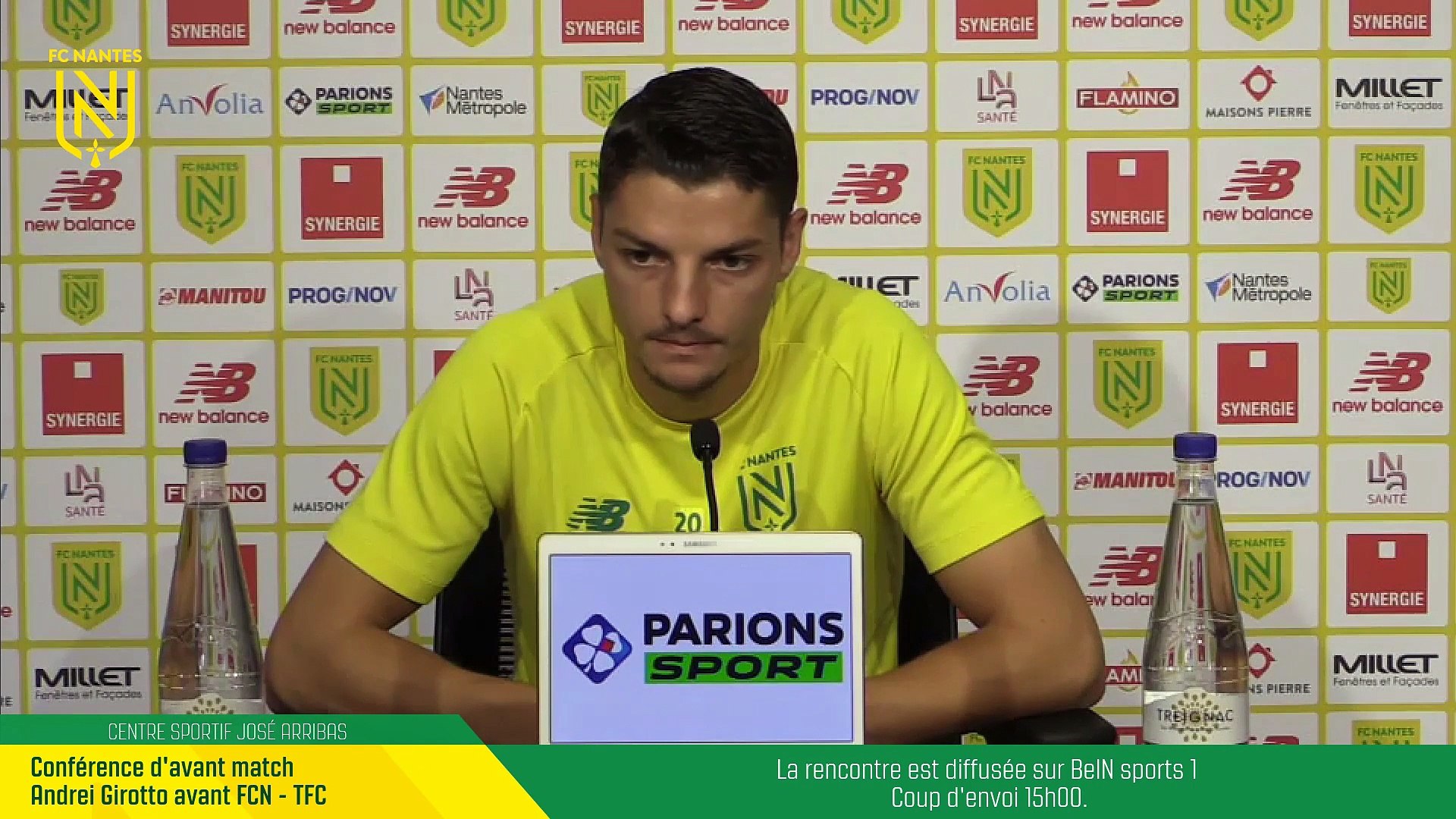 Andrei Girotto avant FCN - TFC