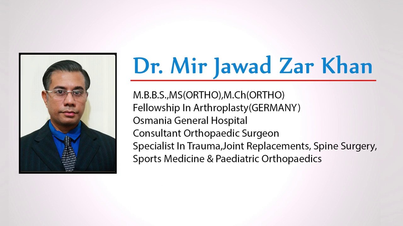 Best Doctor for ACL surgery in Hyderabad | Dr.Mir Jawad Zar Khan ...