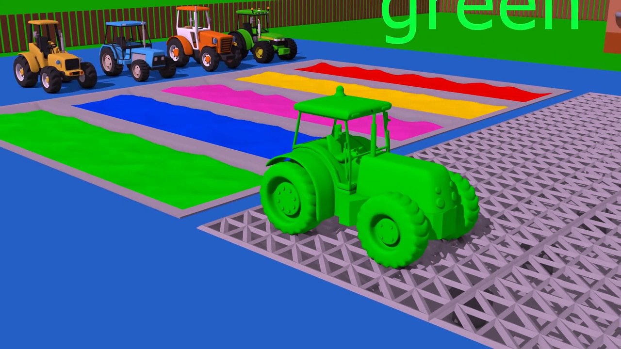 Learn Colors with Tractor Collection colors tractor series for kids ...