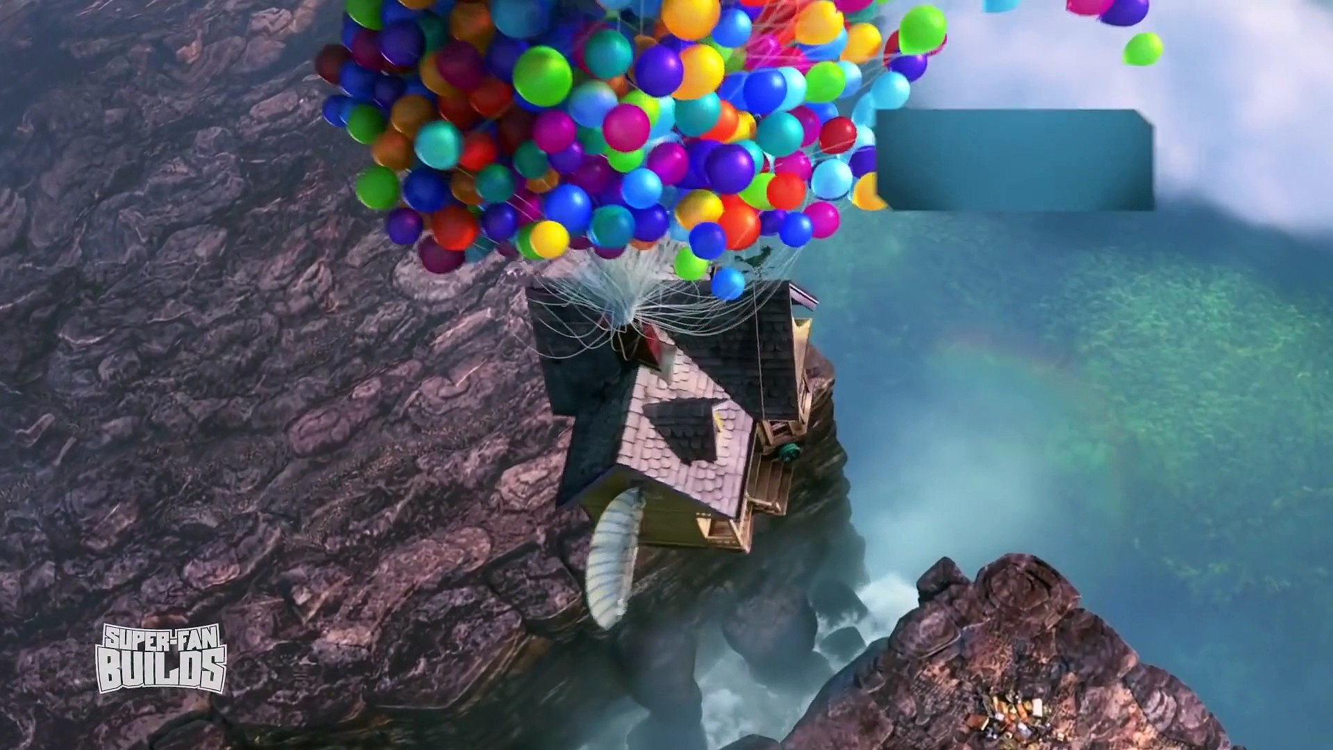 Up Flying House Scene