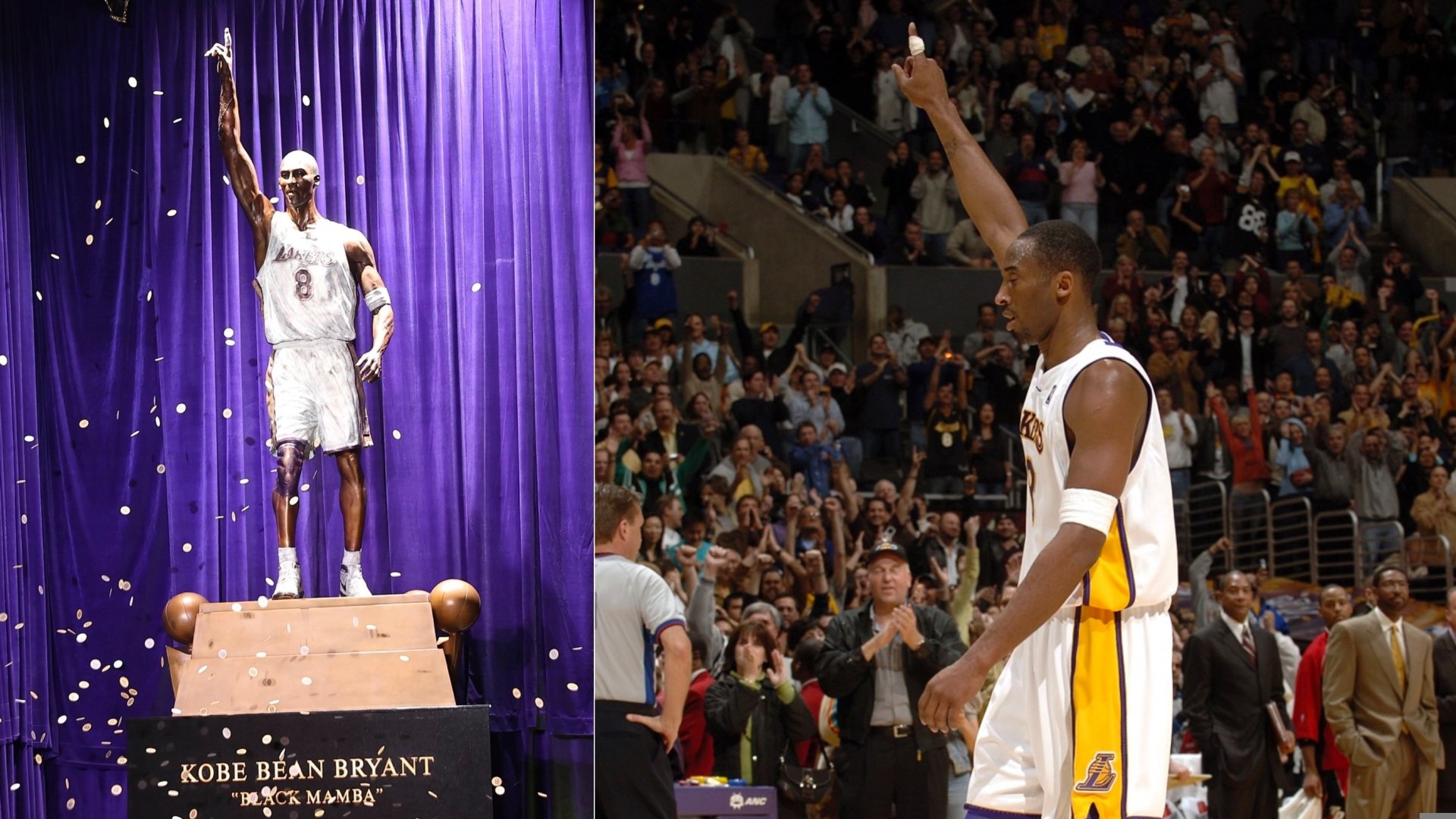 Así luce la estatua de Kobe Bryant recién inaugurada por Los Angeles ...