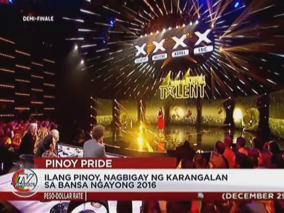 Ilang Pinoy, nagbigay ng karangalan sa bansa ngayong 2016 - video ...
