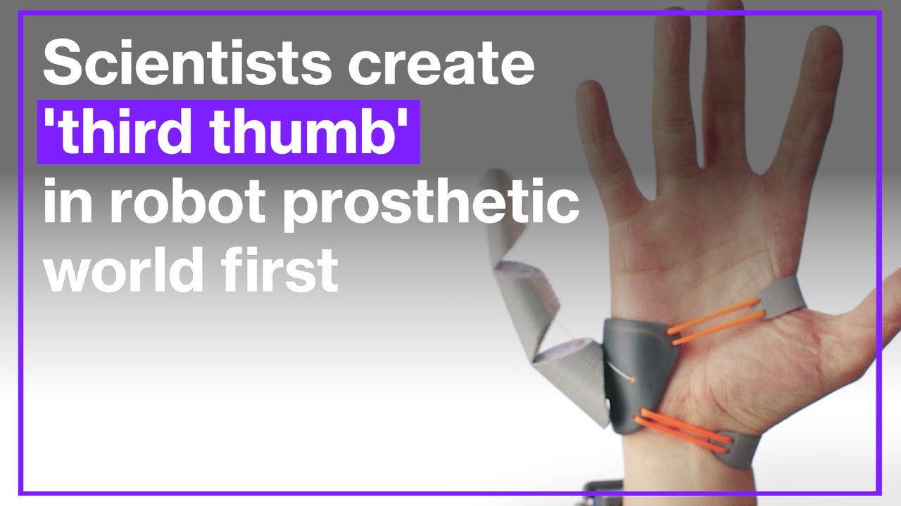 Scientists create 'third thumb' in robot prosthetic world first - video ...