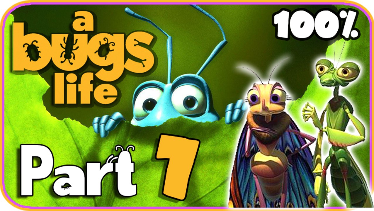 Disney A Bug's Life Walkthrough Part 7 (N64, PS1) 100% The Tree + Molt ...