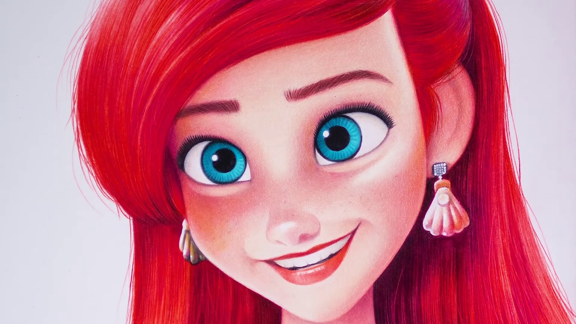 Disney Princess Drawing Ariel Face