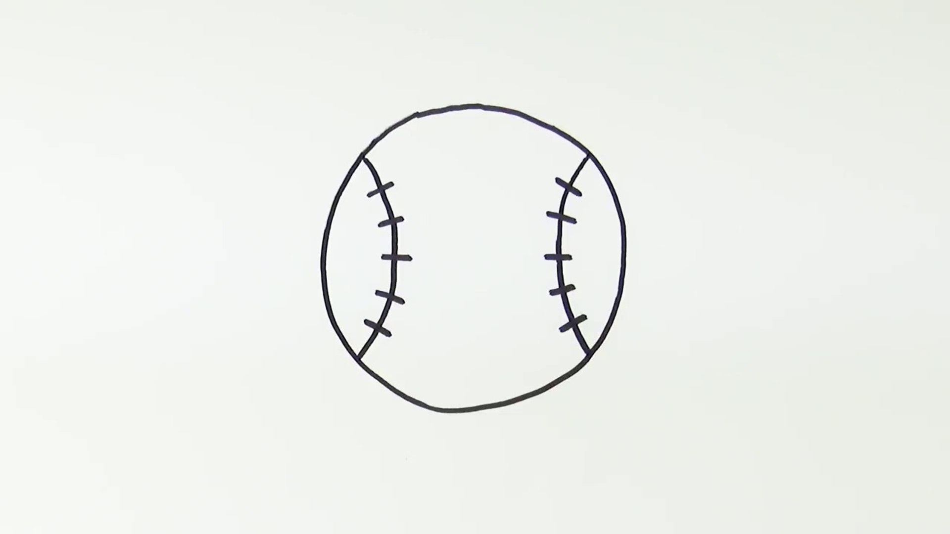 Baseball Drawings Step By Step