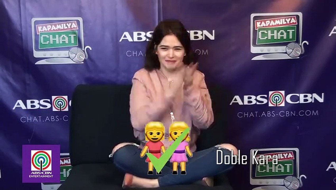 Bela Padilla takes on Kapamilyas Chat's Emoji Challenge - video Dailymotion
