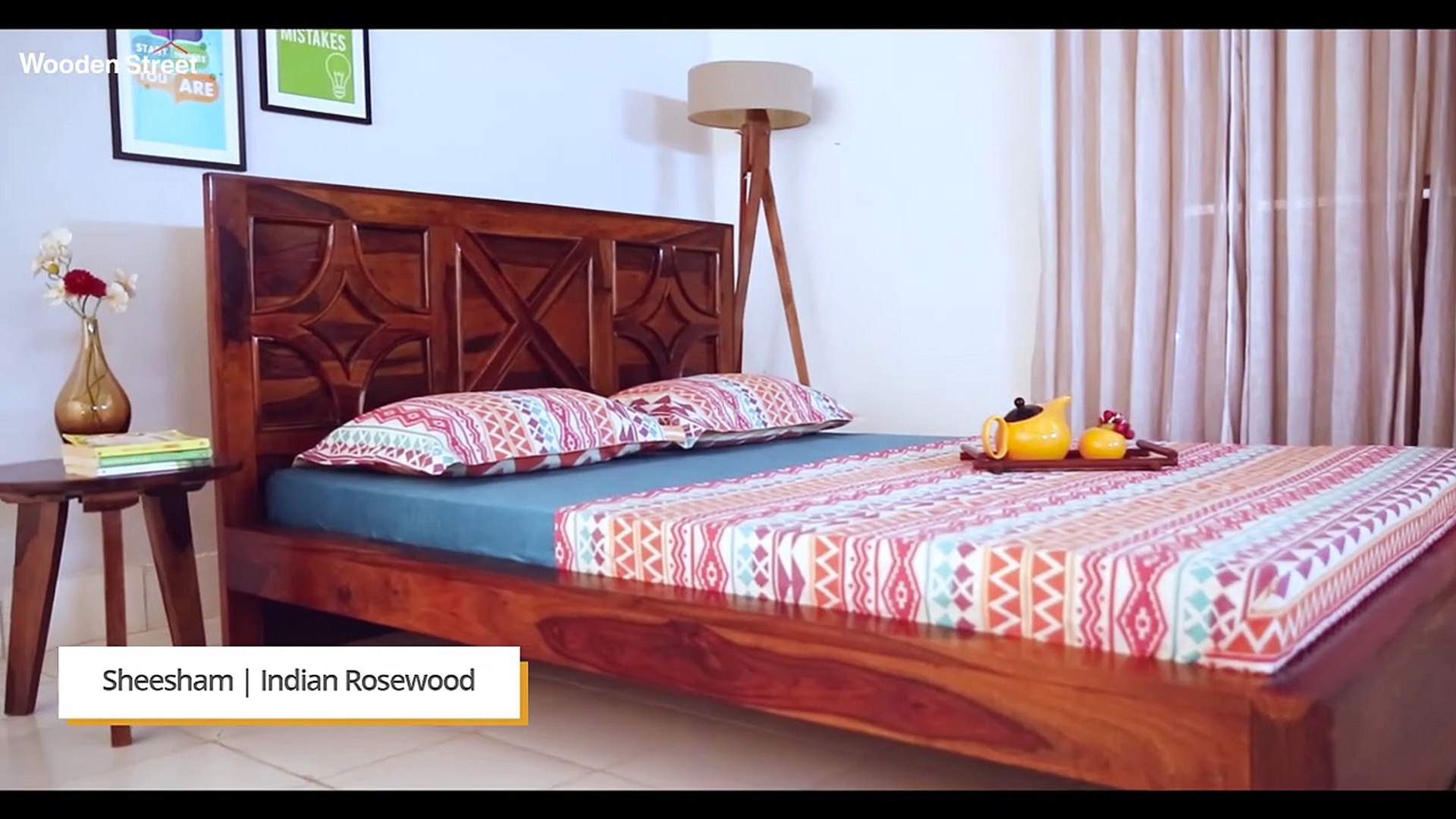 Indian Simple Wooden Bed Designs