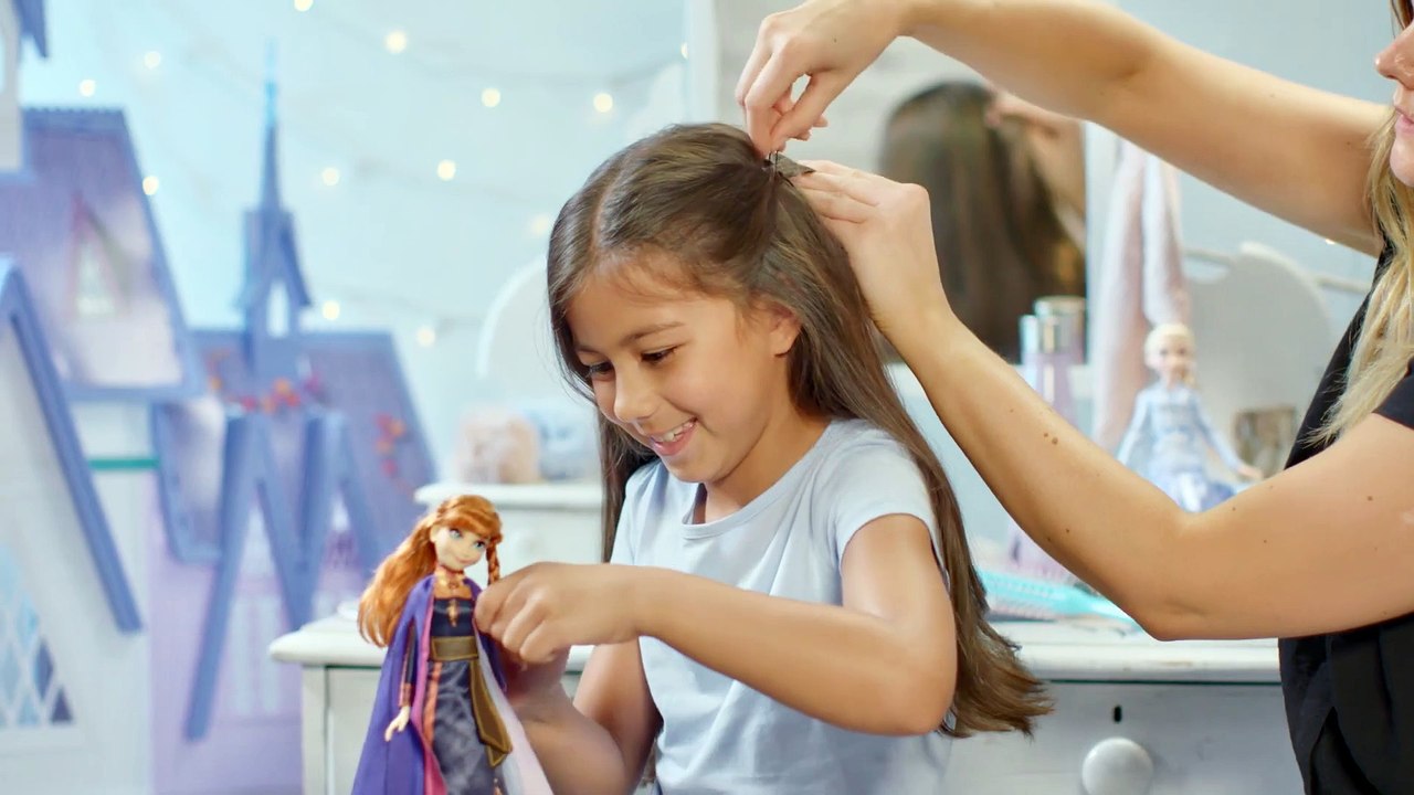 Frozen 2 movie - Hair Tutorial - Anna Hair Plait - video Dailymotion