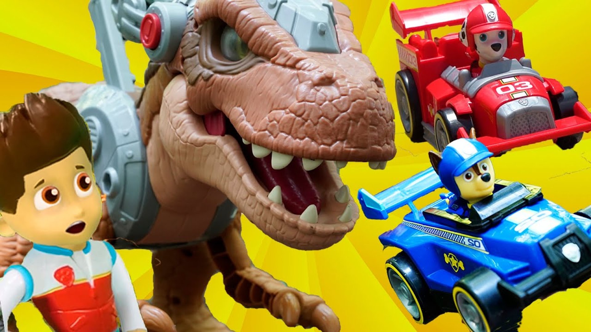 El Mejor Video De Aprendizaje De Paw Patrol Toy Para Niños Dinosaur ...