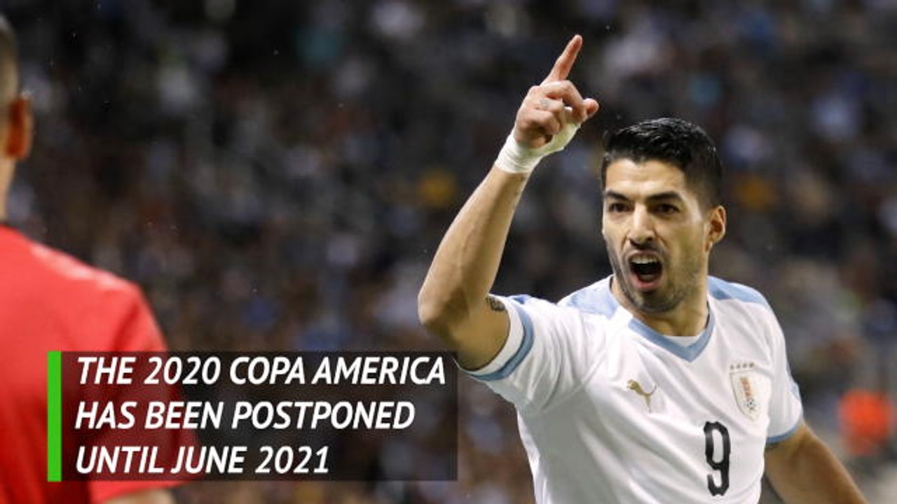 Breaking News - Copa America postponed for a year - video Dailymotion
