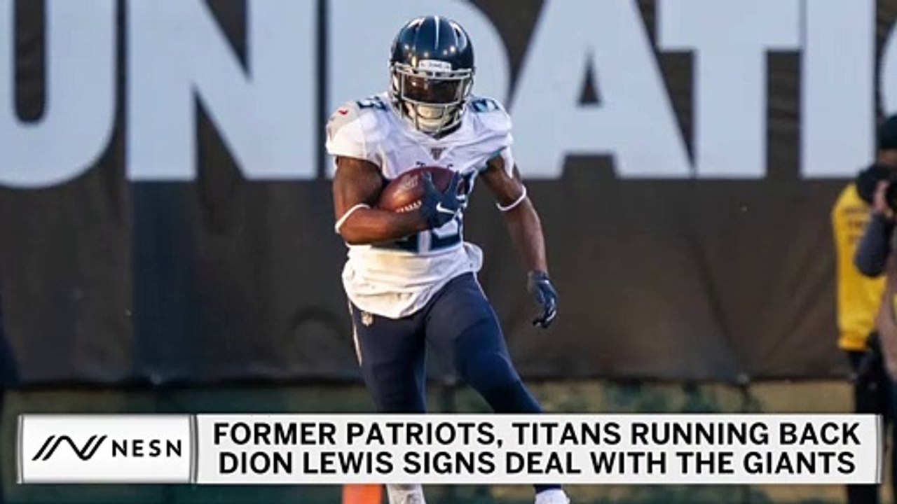 Dion Lewis Reunites With Joe Judge, Signs With Giants - video Dailymotion