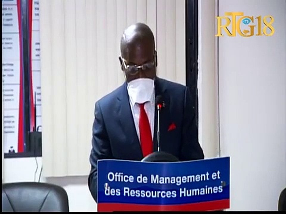 Jean Roody Aly enstale kòm nouvo kòdonatè jeneral OMRH - video Dailymotion