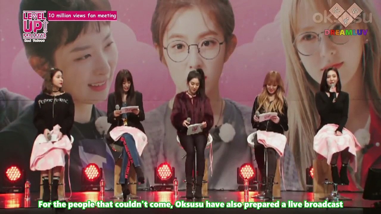 [ENG SUB] 180318 Red Velvet Oksusu 'Level Up Project' Fanmeet - video Dailymotion
