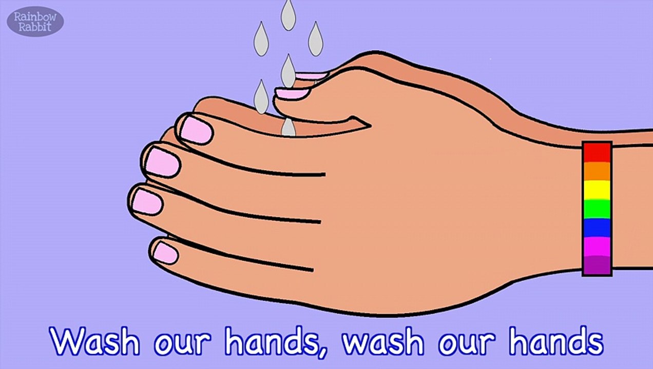 This Is The Way We Wash Our Hands | RAINBOW RABBIT | (Official Video ...