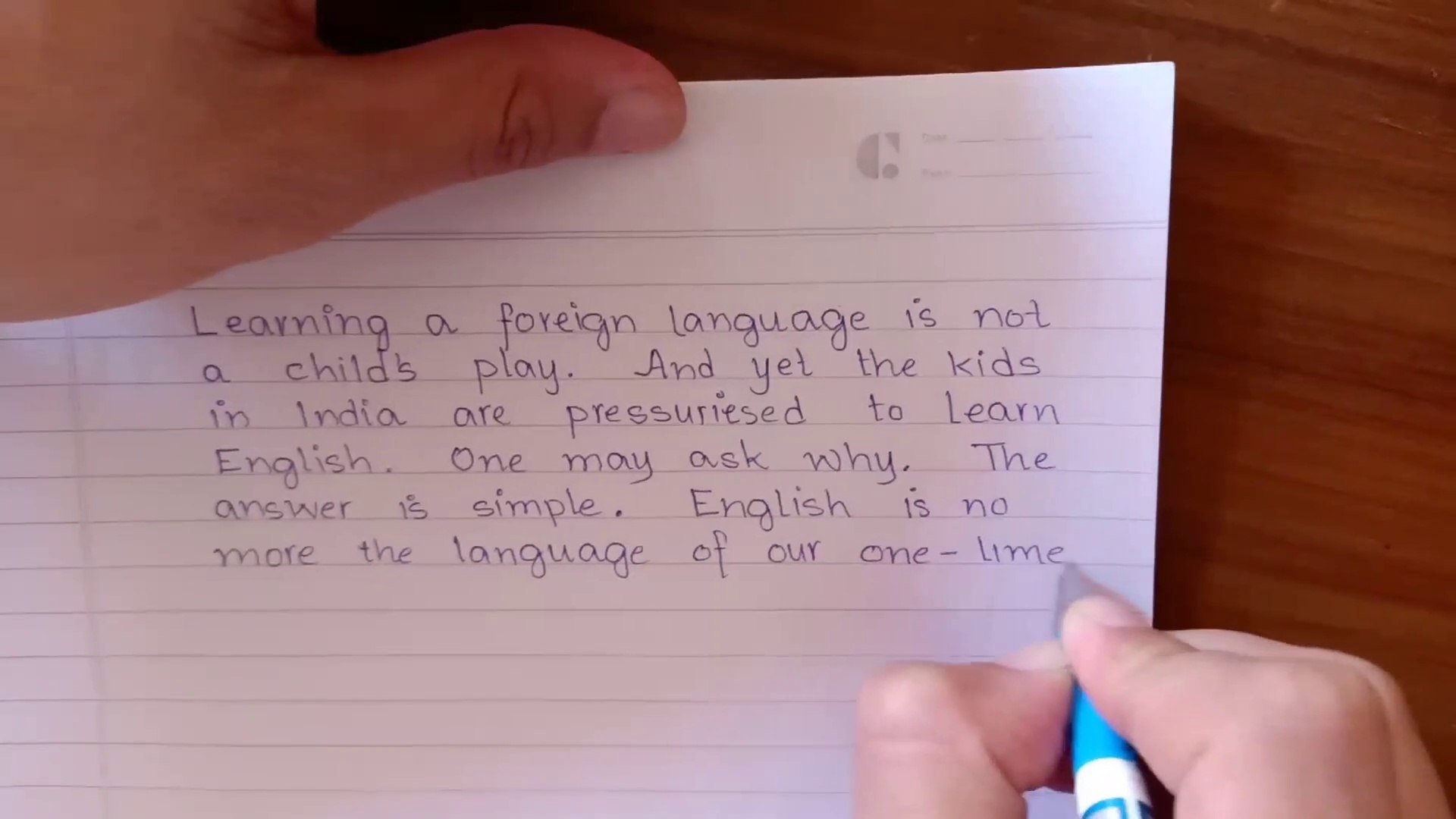 Simple English Handwriting Handwriting Handwriting: Simple Physics