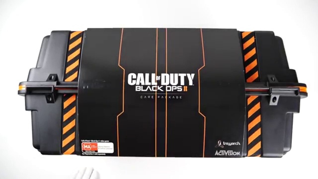 Black Ops 2 CARE PACKAGE Unboxing! Call of Duty Black Ops II Collector ...
