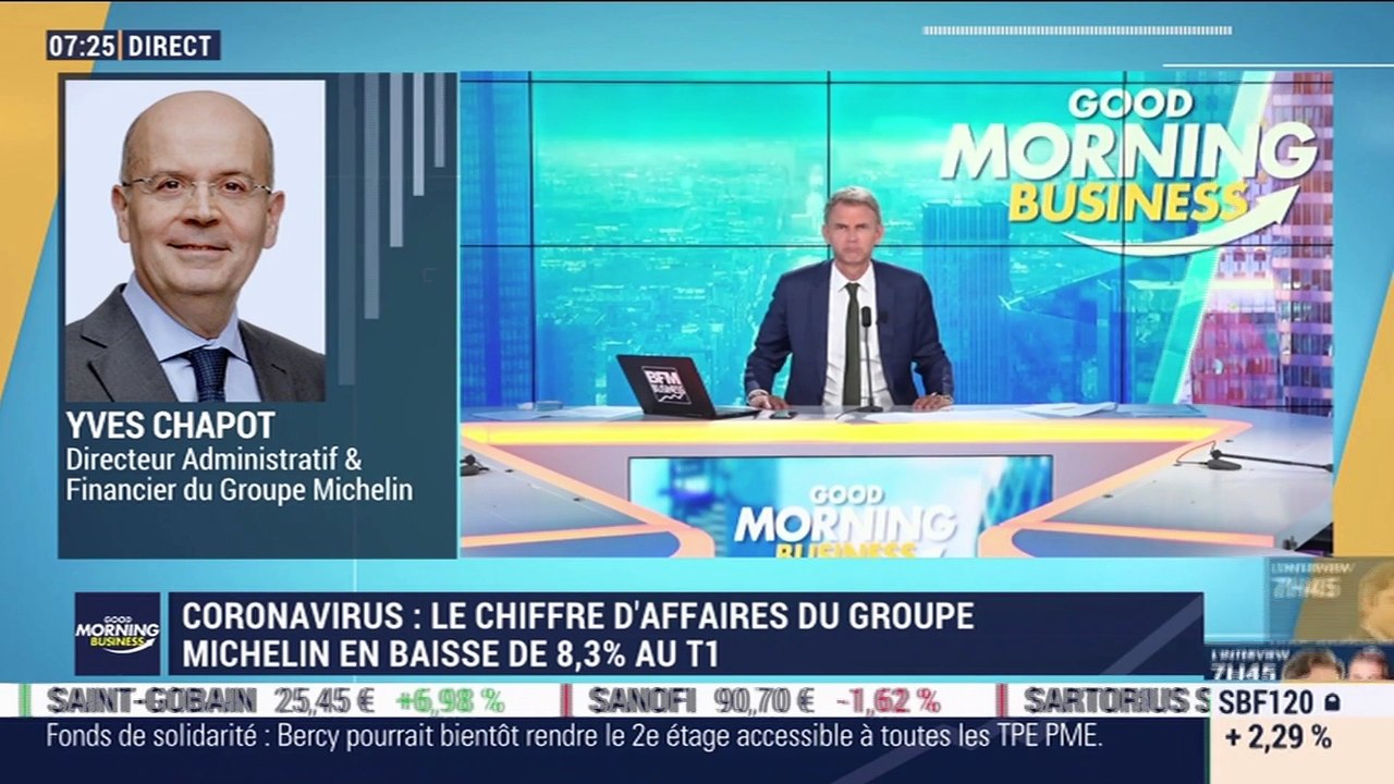 Yves Chapot (Michelin) : Coronavirus, le chiffre d'affaires du groupe ...