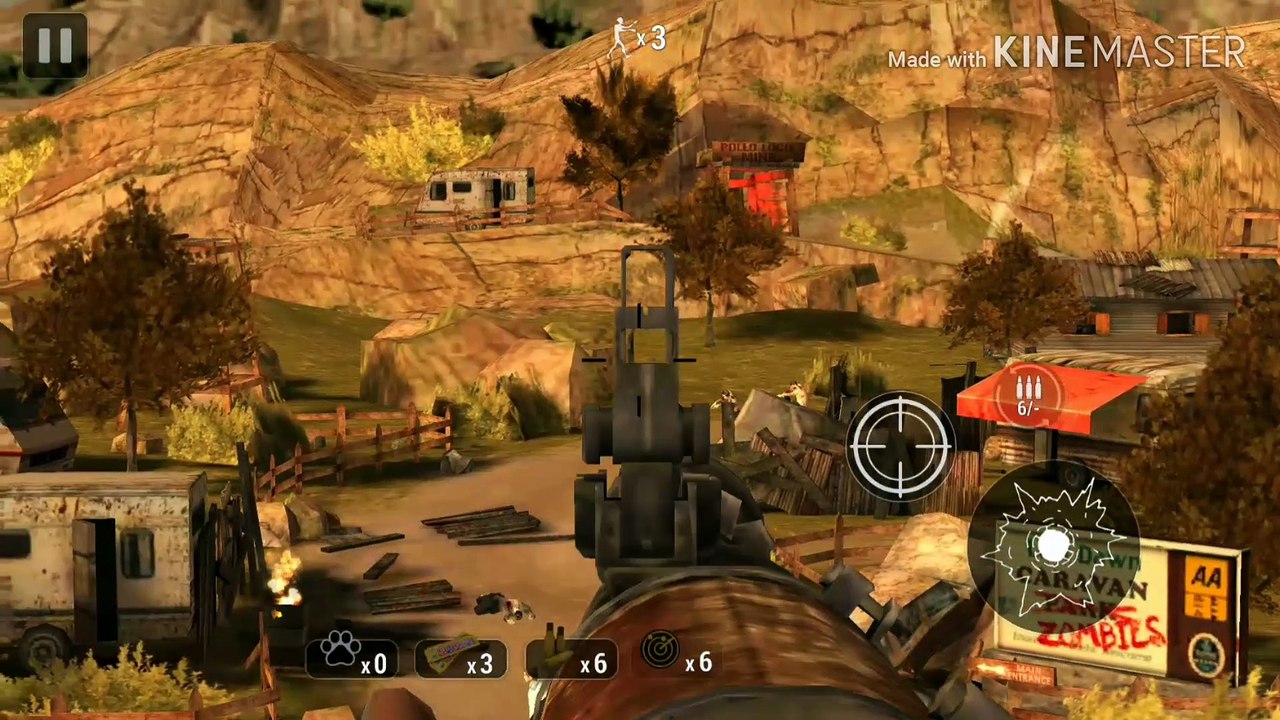 Zombie Hunter Apocalypse Android Gameplay. Shooting game Walkthrough ...