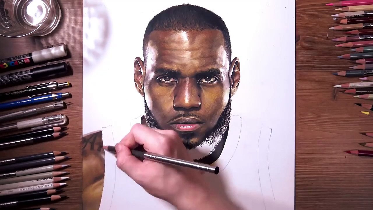 How To Draw Lebron James For Kids
