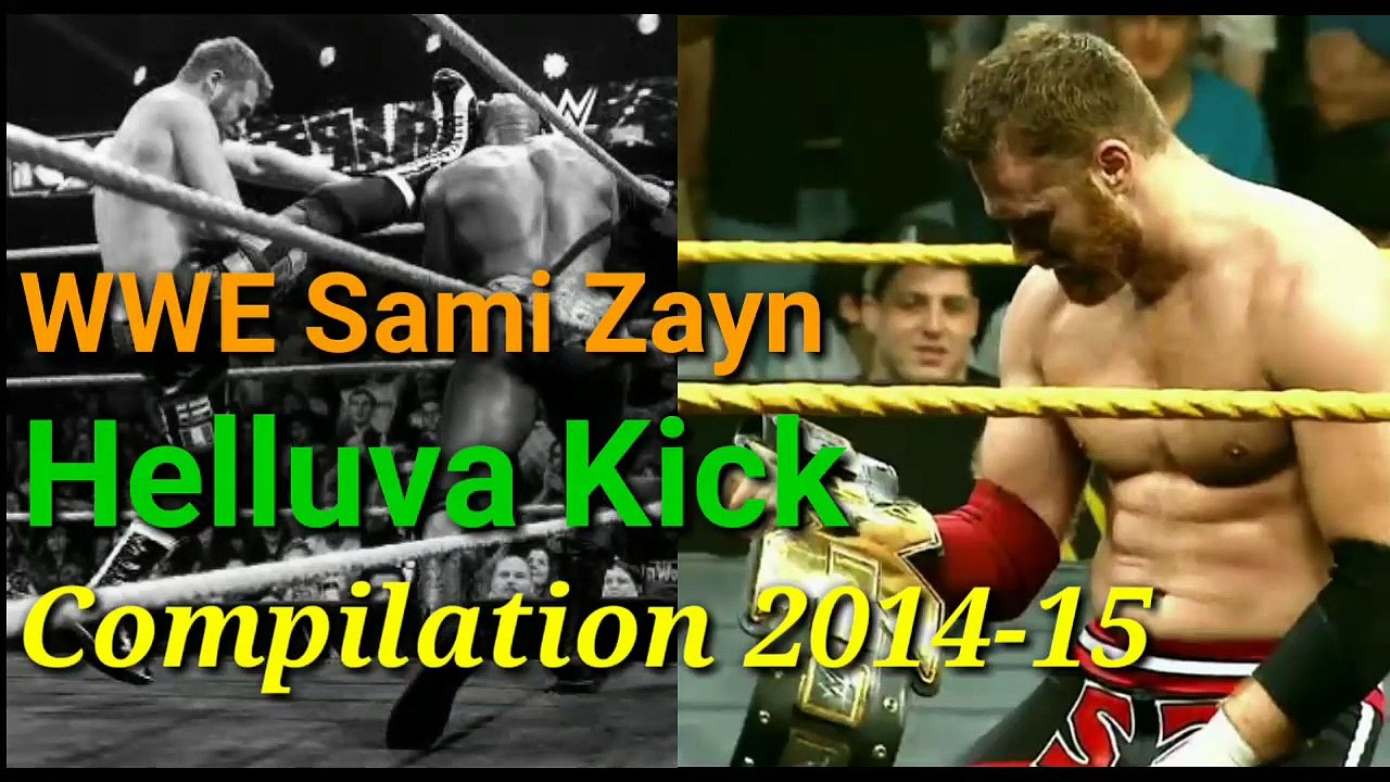 WWE Sami Zayn Helluva kick compilation 2014-15 - video Dailymotion
