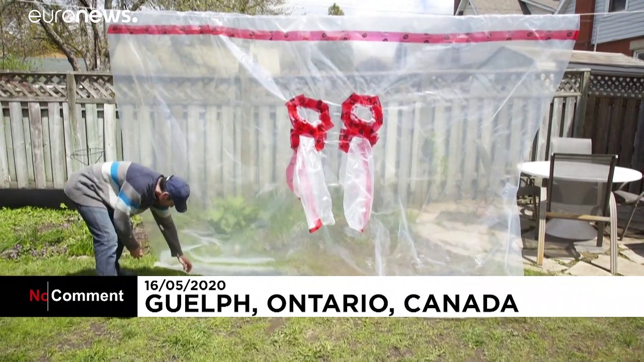 'Hug glove' gives Canada family bit of normality during COVID-19 ...