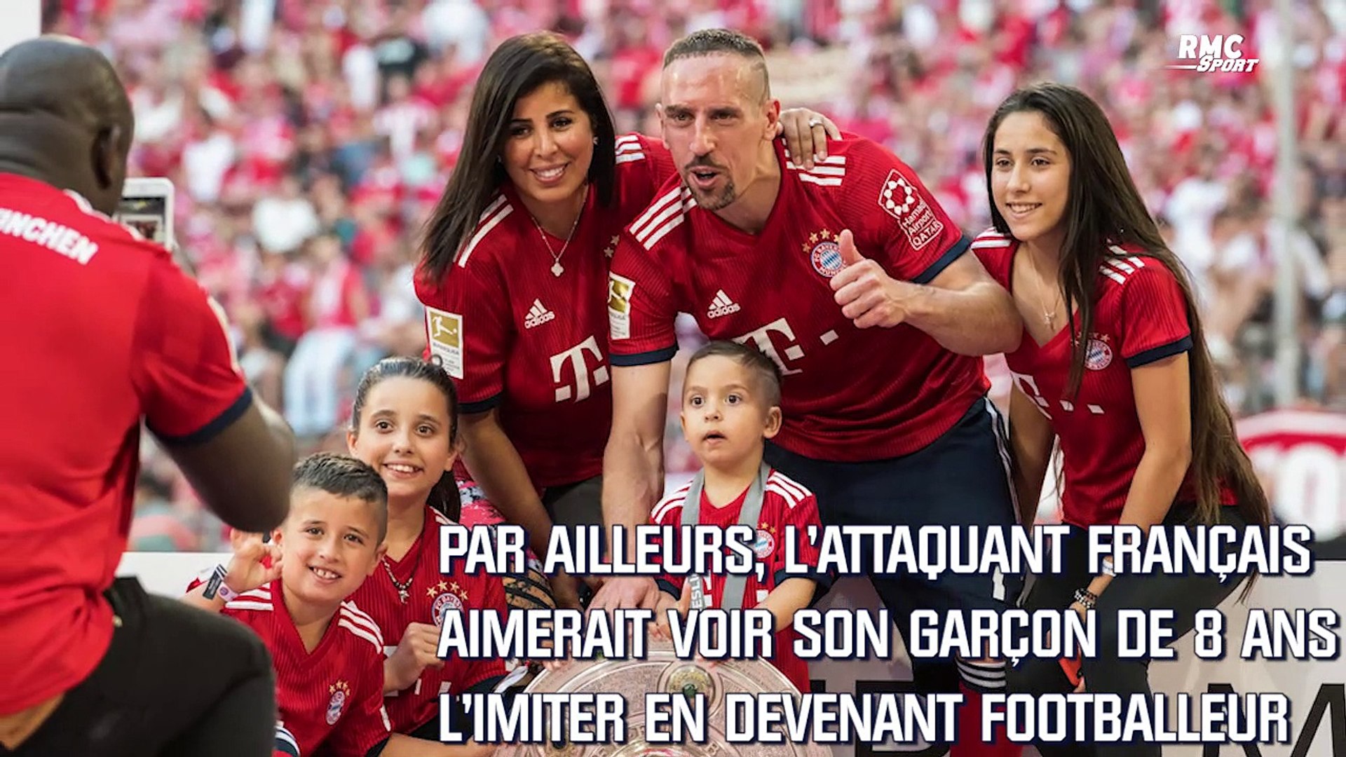 Football : Ribéry "rêve" de voir son fils Seïf devenir professionnel